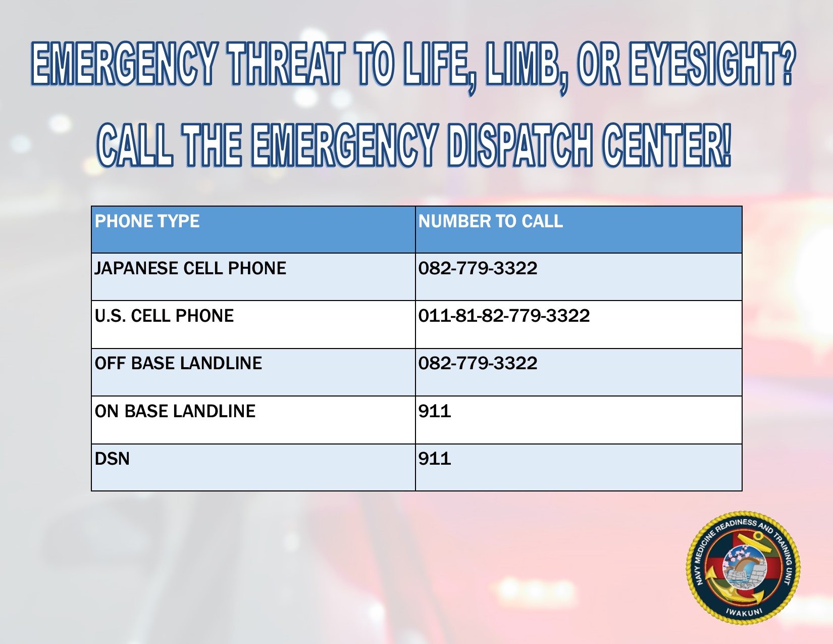 Naval Family Branch Clinic Iwakuni